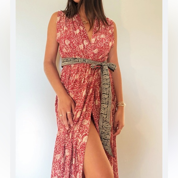 Natalie Martin | Dresses | Natalie Martin Nico Maxi Dress Red Small ...